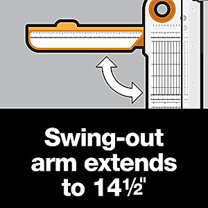 Fiskars Rotary Bypass Paper Trimmer, White/Orange