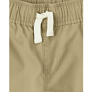 The Children's Place boys Pull On Jogger Shorts, FLAX, 7