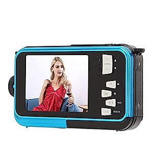 HD Waterproof Digital Camera for Photography, 1080P 30M 16X 10ft Digital Zoom Camera for Kids Adult Elderly Beginners.