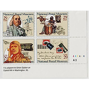 Stamps U.S. 1993 National Postal Museum Issue Scott 2779 -82 MNHVF block lot