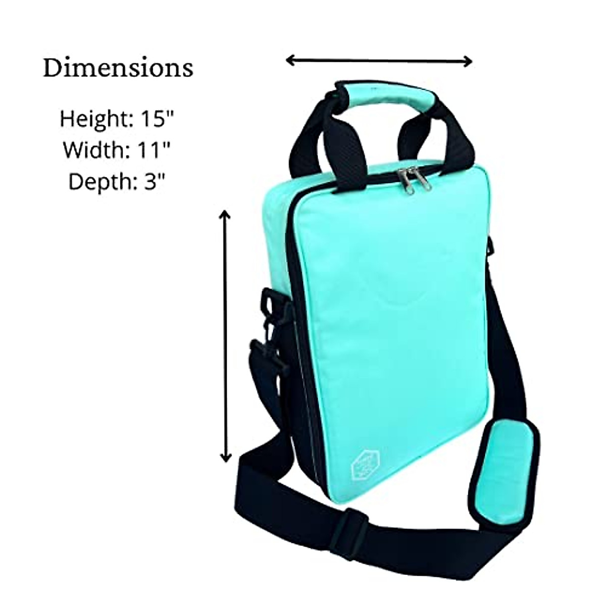 Ultra Slim Cooler | Beach Cooler |Beer Cooler | Pack and Go | Holds 10 Cans | Durable Exterior | Thick Insulation | Paddle Board Cooler | Hiking Cooler | Poolside Cooler | Kayak Cooler