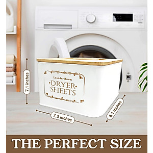 Dryer Sheet Holder , Dryer Sheet Dispenser , Laundry Storage Containers , Laundry Containers for Organizing , Dryer Sheet Container , Laundry Containers , Laundry Room Containers , dryer sheet box