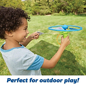 Kidoozie Rip Cord Flying Disc - STEM Toy for Kids 5+ - Flies 50+ Feet!