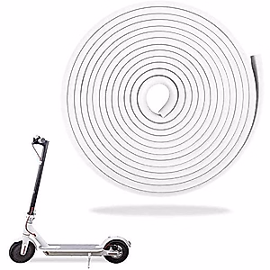 Stormytime Anti-Collision Strip Replacement for Xiaomi M365 / Pro Ninebot ES Max G30 Gotrax Electric Scooter Parts, Prevent Scooter from Friction Damage Bumper Protective (White)
