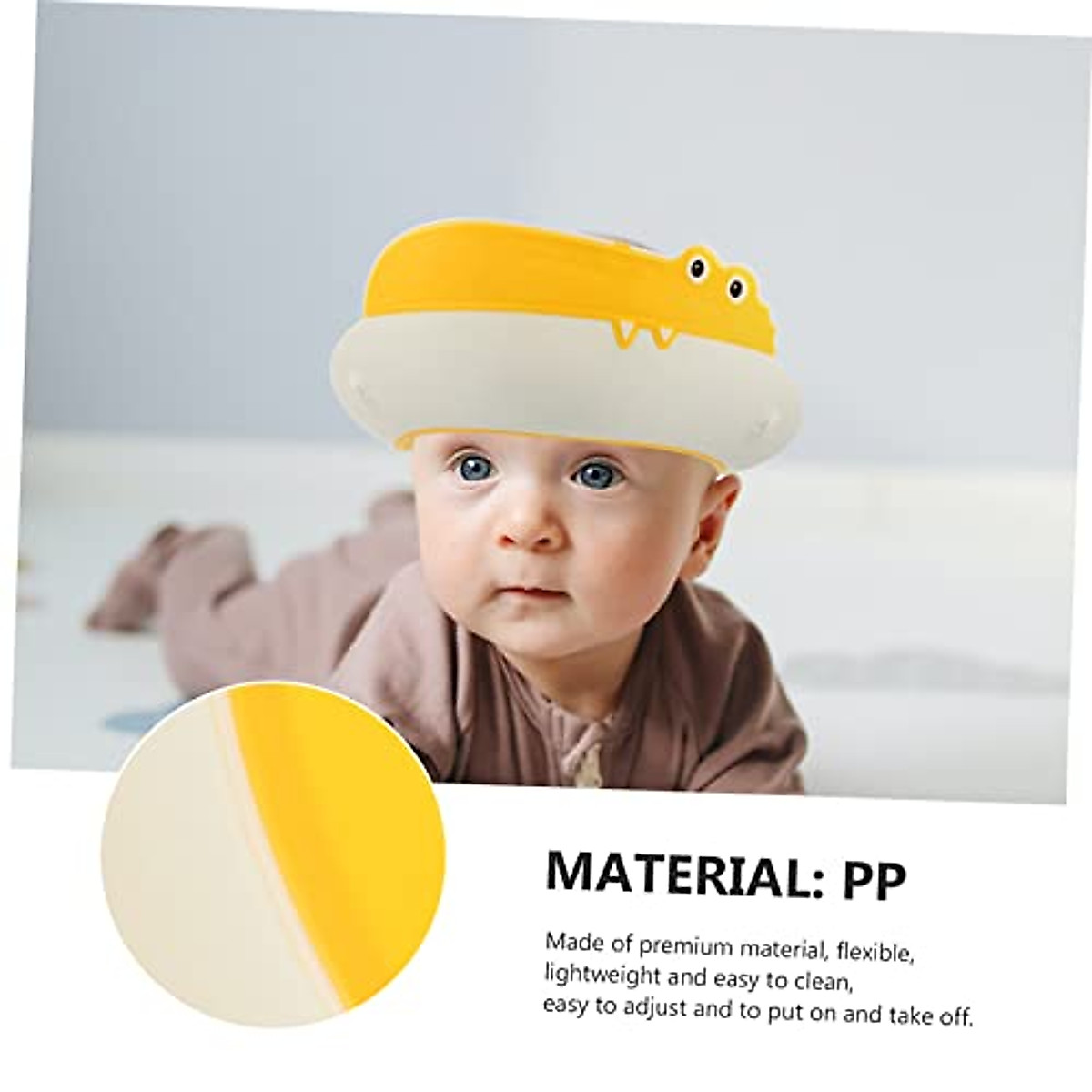 Totority 2pcs Children's Shampoo Cap bath rinser baby shower hair caps baby shampoo cap hair washing hat kids water guard visor kids shampoo kids shower hats shower head portable pp toddler