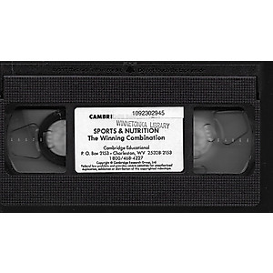 Sports and Nutrition: The Winning Combination (VHS VIDEO)