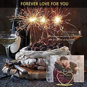 CUNGLIN Gold Table Number Place Card Holders 32 PCS, Heart Shape Photo Card Stand Business Card Card Holders for Wedding Party Mini PhotoPlaying Cards Holder Picture Menu Memo Clips