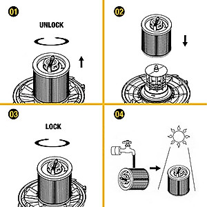 DEWALT DXVC6910 Cartridge Filter Replacement for 6-16 Gallon DEWALT Wet/Dry Vac