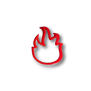 Fire Flame Cookie Cutter (2 Inch)
