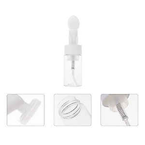 DOITOOL 2pcs Sparkling Bottle Foam Face Wash Liquid Hand Soap Foaming Foaming Soap Dispenser Empty Pump Bottles Travel Soap Hand Soap Foaming Bottles Empty Sub Bottle Clean