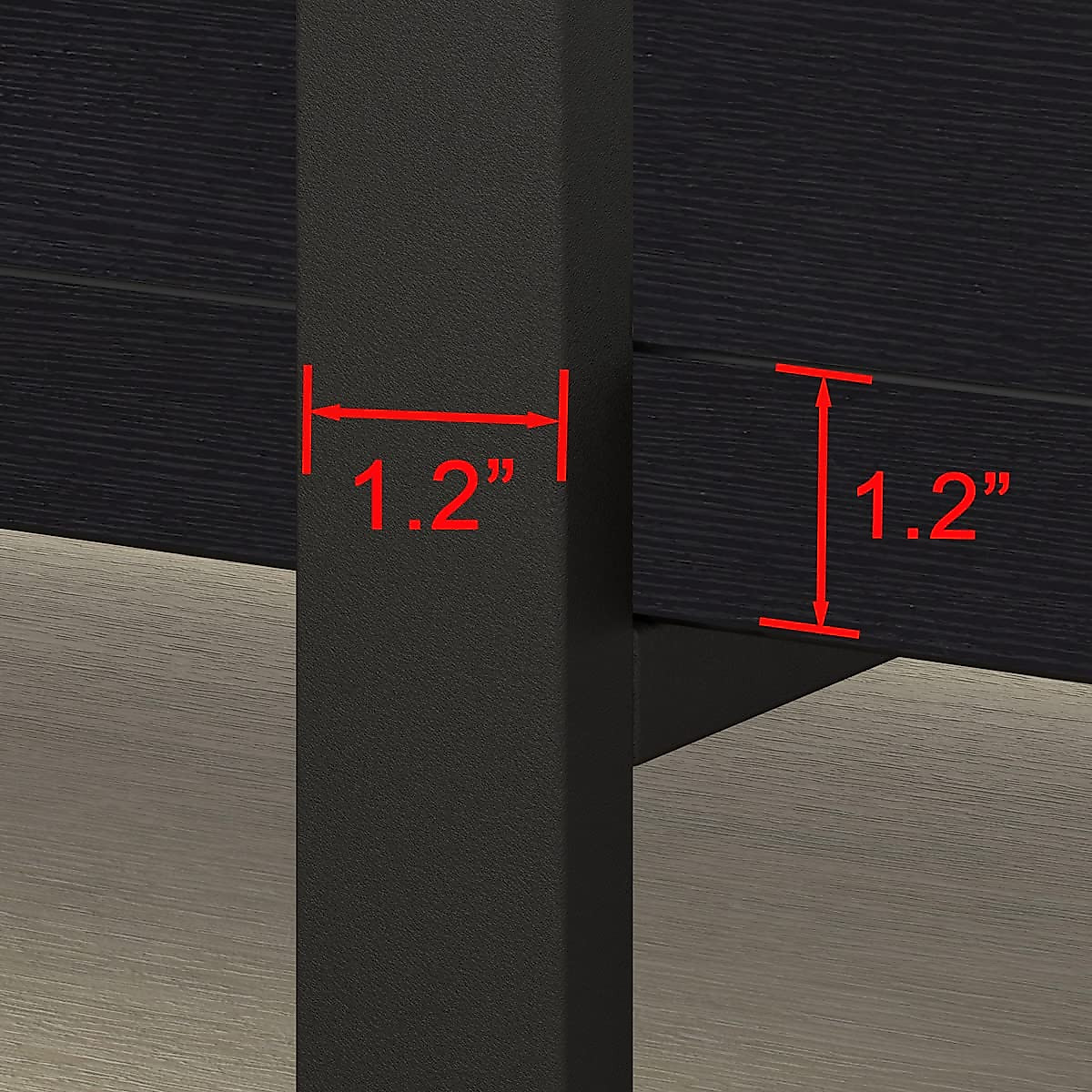 HSH Industrial Wood and Metal 5 Tier Bookshelf, Large Tall Open Rustic Wide Etagere Bookcase, Vintage Farmhouse Modern Wooden Big Book Shelf for Home Living Room Bedroom Office Storage, Rustic Oak