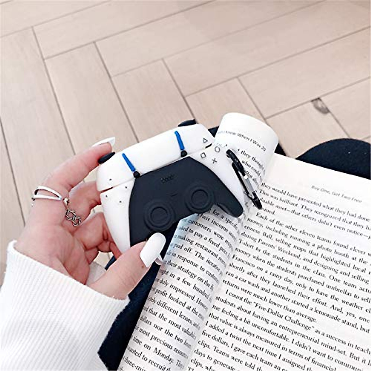 Oqplog for Airpod Pro for AirPods Pro 2019 Case 3D Cute Fun Cartoon Fashion Funny Character Air Pods Pro Cover Design for Men Girls Women Teen Boys Unique Kawaii Trendy Soft Silicone Cases – Game PS