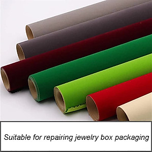 1Pcs/Set 50x148cm Self Adhesive Velvet Roll Felt Fabric Velvet Flocking Liner for Jewelry Drawer Box Shelf Crafts-Self Adhesive Velvet Flock Contact Paper Roll Shelf Liner for Jewelry Drawer