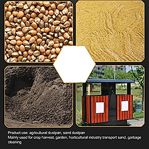 Plastic Garden Shovel Snow Shovel Red Thickened PP Plastic Wear Resistant Kids Safe Shovel for Garden Snow Removal Tool(1501-1)