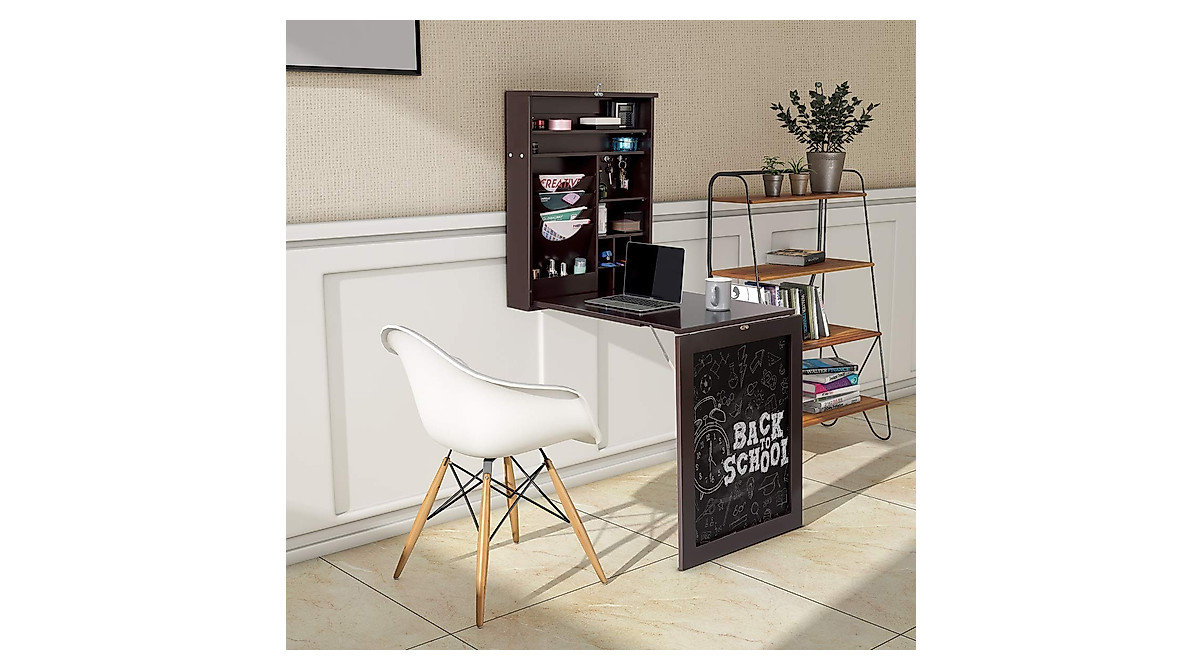 Tangkula Floating Wall Desk - Space Saving & Modern Design