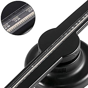 VEVOR 3D Holographic Fan 42cm Diameters Hologram Fan with 224 Led Lamps 3D Hologram Projector 450x224 Resolution Holographic Led Fan Display Support for Windows XP/7/8/10/Android Advertising Display