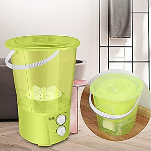 ZLXDP 4.5kg Mini Washing Machine Split Bucket Three Barrels Socks Underwear Short-Sleeved Shirt (Color : D)