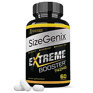 Sizegenix 742mg All Natural Advanced Men's Health Formula 60 Capsules