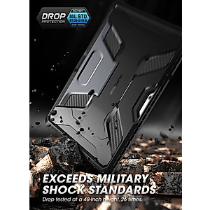 SUPCASE Unicorn Beetle Pro Series Rugged Protective Case for Microsoft Surface Pro 8 (2021), Black