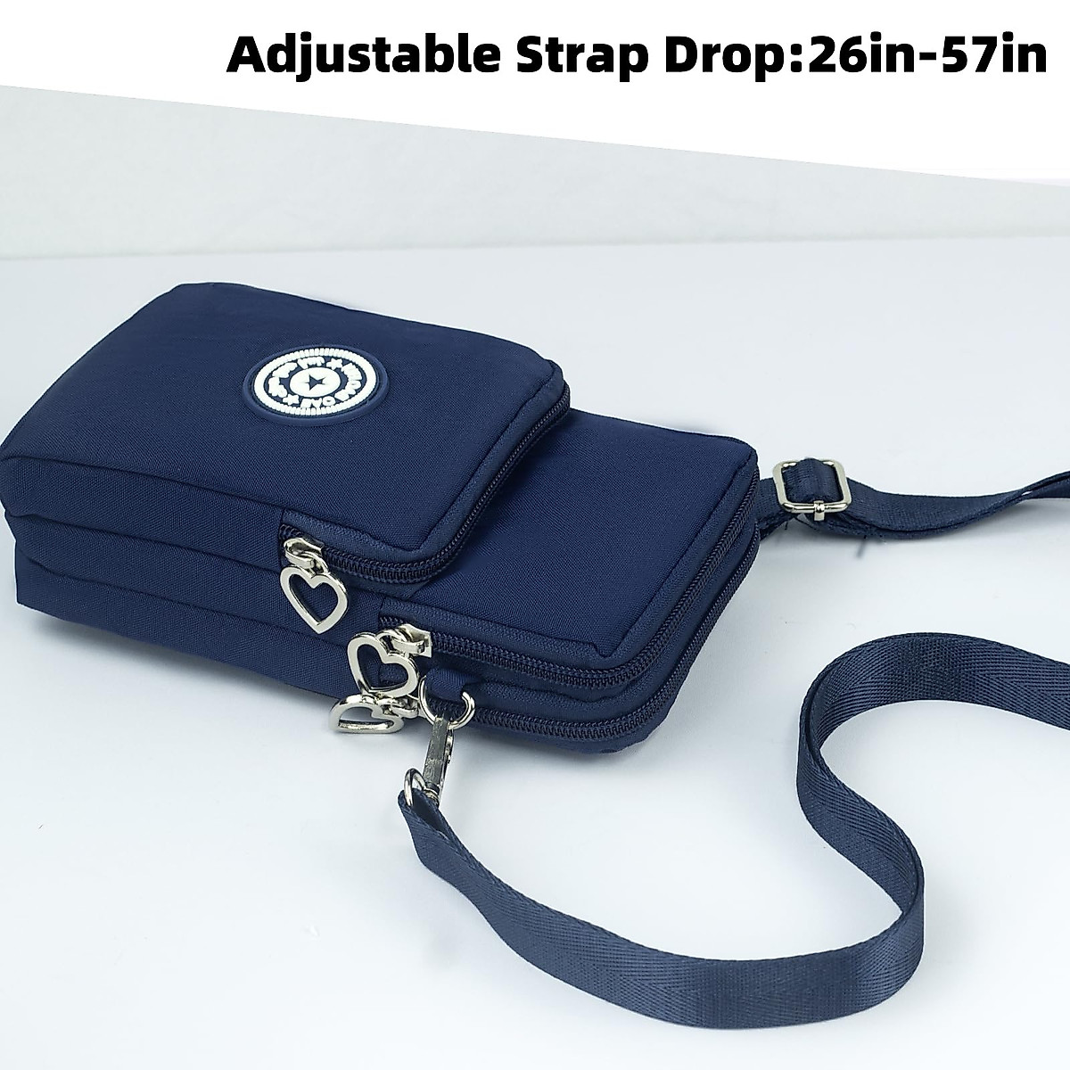 DuoLmi Small Crossbody Bags for Women, Cell Phone Crossbody Bag Wallet Phone Purse Lightweight Roomy Pockets Smartphone Sports Armband Bag Handbags Mini Shoulder Bag