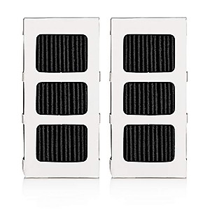 Smart Choice SCPAULTRA2 Refrigerator Air Filter, 3.8" x 1.8", 2 Count