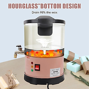 FAST MELT 3Qts Soap Base Melter - Soap Making Kit with Constant Temperature Control Melter, Quick Pour Spout, Ideal for Homemade Soap Business Fast Loading Easy Clean Pink