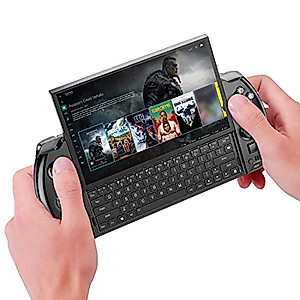 ANIXA GPD Win 4 Handheld Game Console with AMD Ryzen 6800U Processor, 6 Inches 2-in-1 Mini Handheld Win 11 PC Game Console, TouchScreen Laptop Tablet PC Support WiFi & Bluetooth