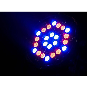 Eliminator 42x1W LED Fixture with 25-Degree Beam Angle (LP 42 RGBW) Black