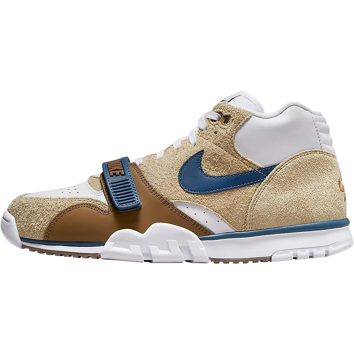 Nike mens Air Trainer 1 Shoes, Limestone/Ale Brown/White/Vale, 9