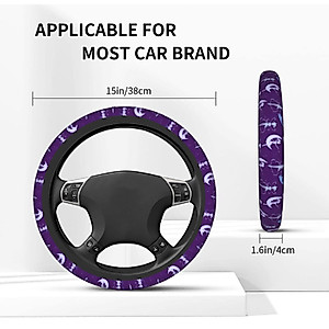 Fairy Flying Steering Wheel Cover, Universal 15 Inch Auto Elastic Steering Wheel Covers for Car Auto SUV Wheel Protector