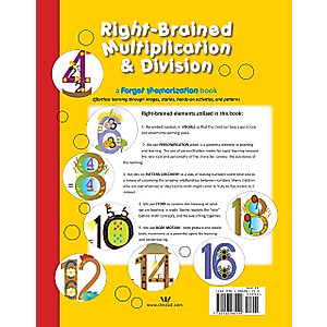 Right-Brained Multiplication & Division Book and Cards