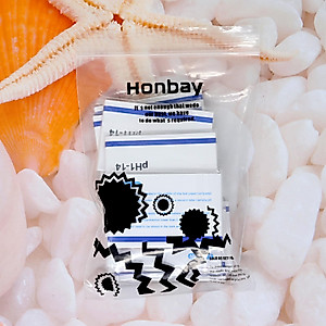 Honbay 10 Pack 800 Pieces PH Test Strips Universal Litmus Indicator Full Range 1-14 pH Testing Paper Universal pH Test Litmus Paper pH Testing Strips for Water Wine Saliva Urine Soil Food Fish Tank