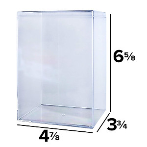 Hard Plastic Funko Pop Protector Display Case - Stackable & Interlocking (20) Boxes
