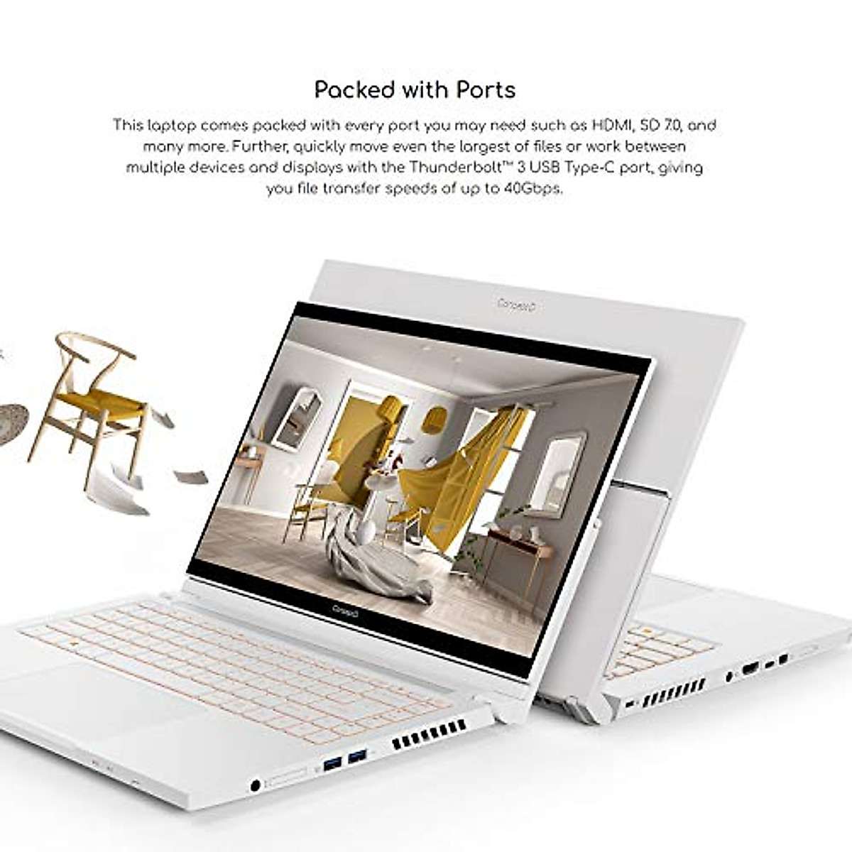 Acer ConceptD 3 Ezel CC314-72G-72SX Convertible Creator Laptop, Intel i7-10750H, GeForce GTX 1650 Max-Q, 14" FHD, Gorilla Glass, Pantone Validated, 100% sRGB, 16GB, 512GB NVMe SSD, Wacom AES 1.0 Pen