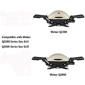 Stanbroil Stainless Steel Grill Burner Tube for Weber Q200 Q220 Q2000 Q2200 396000, 396001, 396002, 566002, 53060001, 54060001 - Grill Burner Tube Pipe Part for Weber 69956/60041/41862