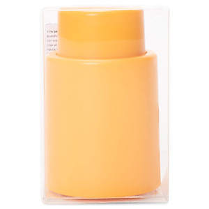 Cork Pops Pink Yellow and Orange Acrylic 2.75 Inch Silicon Seal Vacuum Wine Bottle Stopper Set Of 3