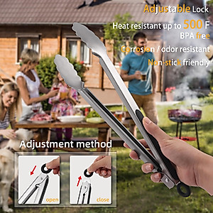 Griddle Accessories Kit - Griddle Tools Spatulas Set for Blackstone, 9 PCS Stainless Steel Grill Spatula Set, Flat Top Grill Accessories Set for Hibachi Grill, Outdoor and Camping Teppanyaki