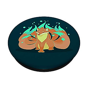 Kitsune Nine-Tailed Fox PopSockets PopGrip: Swappable Grip for Phones & Tablets