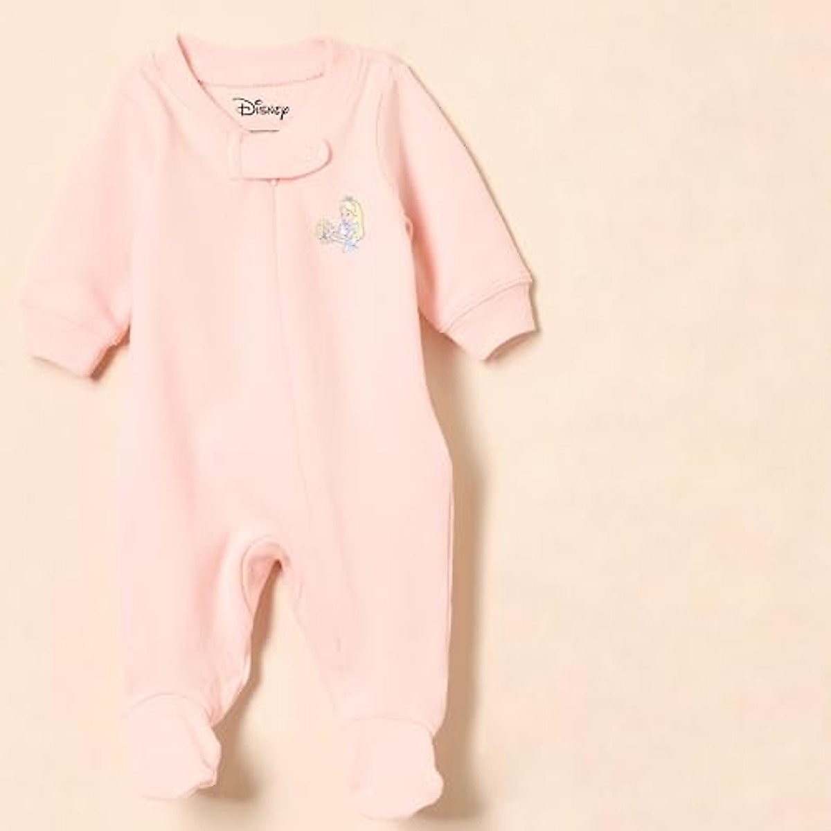 Amazon Essentials Disney | Marvel | Star Wars | Princess Baby Girls' Cotton Coveralls, Pack of 3, Alice Tea Party, 6-9 Months