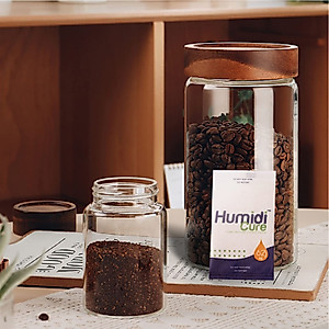 Humidi-Cure 10Pack RH62% Humidity Packs,2-Way Humidity Control Packs,62% Humidor Packets for Herbs with RH Indicator Card,Size 8Gram