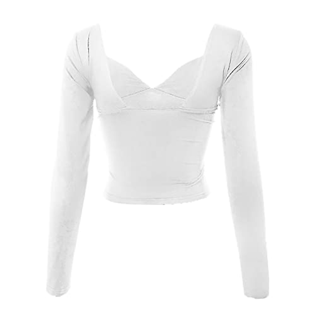 Long Sleeve Tight Shirt Women Athletic Womens Long Sleeve Tops Twist Front Tunic Tops to Wear with Leggings