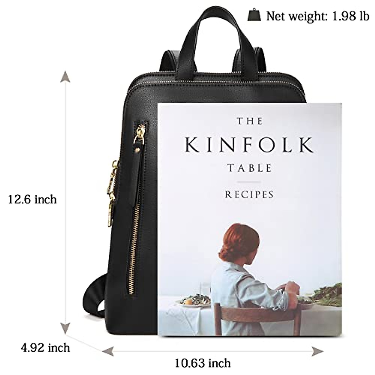 BOSTANTEN Leather Backpack Purse for Women Work Travel Backpack Stylish Ladies Shoulder Bags