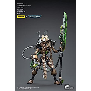 Pipigirl JoyToy × Warhammer Genuine License 1/18 Soldier, 4inch Army Military Extreme Warrior Models Action Figures Kits (Necrons Szarekhan Dynasty Overlord)