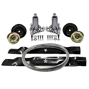 EPR Full Deck Rebuild Kit for Craftsman 42 Inch LT1000 LT2000 130794 134149 144959 95 1/2 Inch Belt 3 Bolt Spindle