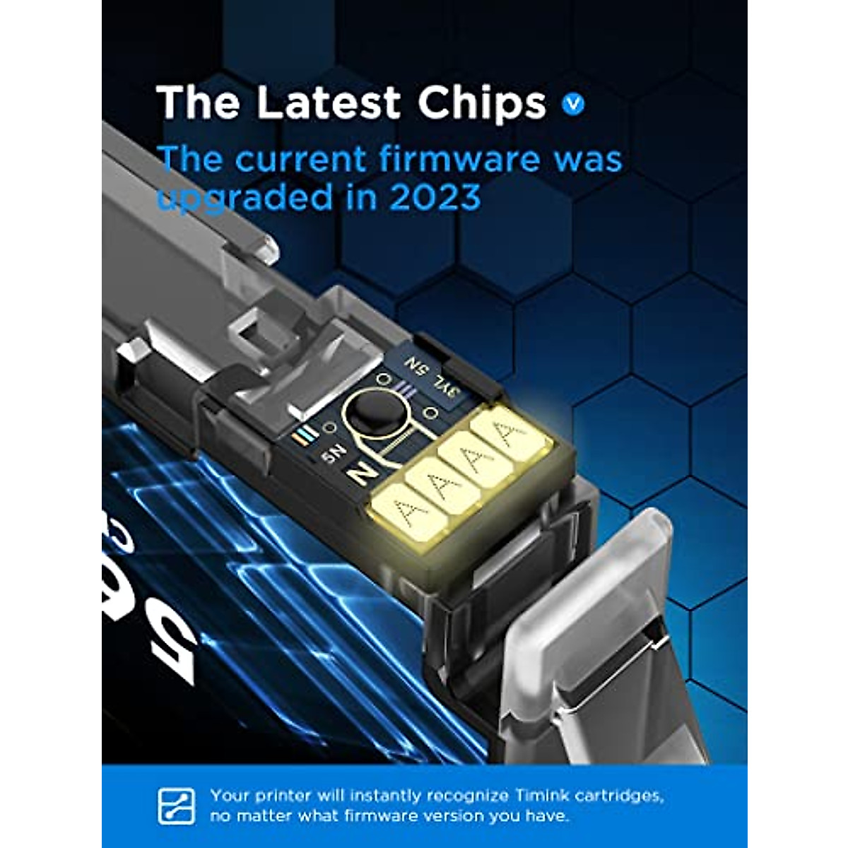 【5-Pack Larger Capacity】 564XL Ink Cartridges Replacement for Original HP 564 XL Combo Pack - Compatible for Photosmart 5520 6520 7510 7520 DeskJet 3520 Premium C309A C410A Printer (2BK/C/M/Y)