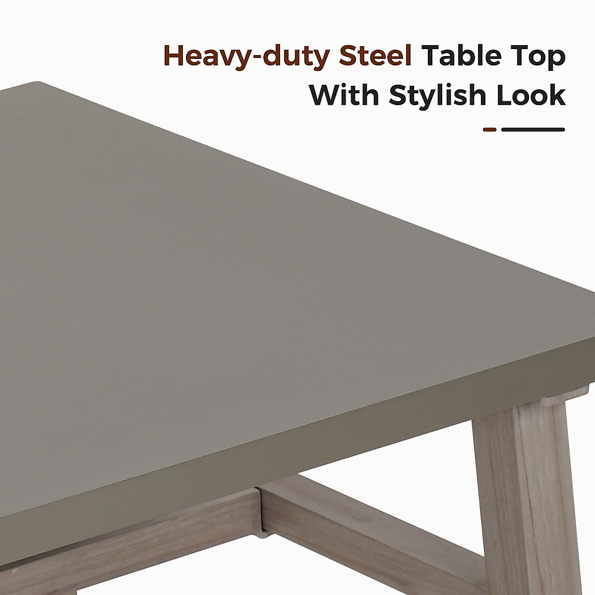 Grand patio Outdoor Furniture Set, 4-Piece Aluminum Patio Furniture Set with Heavy Duty Coffee Table and Waterproof Olefin Cushions, Modern Cozy Sling Outdoor Patio Sofa for Backyard Deck Poolside