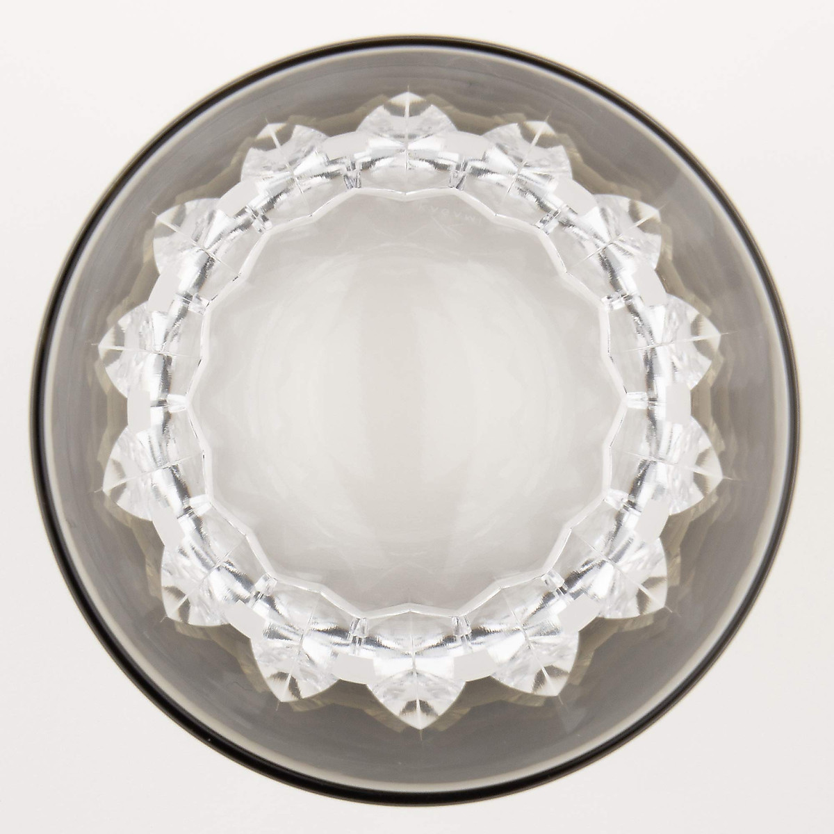 Edo-kiriko Old Fashioned Glass T394-312-blk by Kagami-Cristal