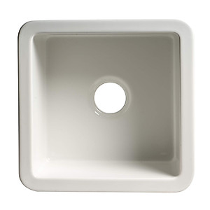 ALFI brand ABF1818S-W Kitchen Sink, White