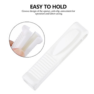 TEHAUX Ampule Opener, Ampule Breaker Plastic Ampoule Bottle Openers Glass Bottle Cutting Device Reusable Ampoule Bottle Cutter for Nurses Doctors (8pcs, White)