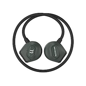 ULlife Me-300S: Lightest Foldable Bone Conduction Headphones, Waterproof Open-Ear Bluetooth Sport Headphones, Foldable Wireless Earphones for Workouts and Running, Built-in Mic, with Ear Hooks (Black)